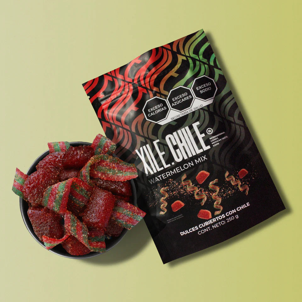 Watermelon Mix-mix de gomitas con sabor a sandía – Menta Flores 🇲🇽